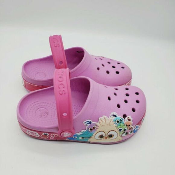 CROCS | Shoes | Crocsgirls Angry Birds Slingback Sandal Shoes Us | Poshmark
